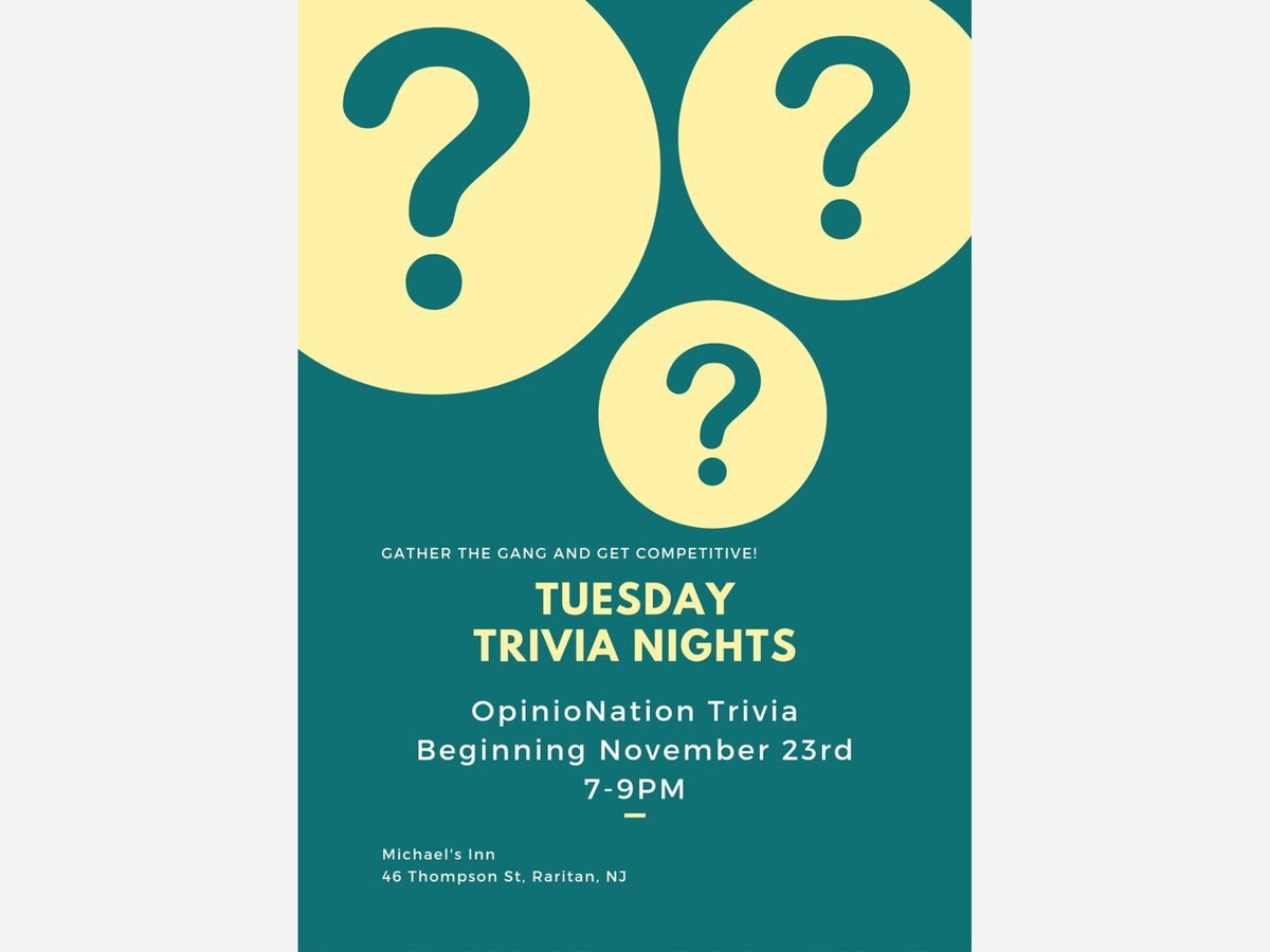 Tuesday Trivia Nights at Michael's Inn | Raritan Neighbors NJ - Patch Labs