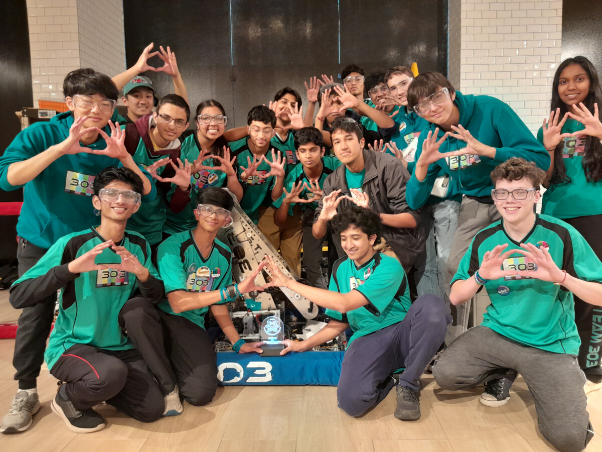 Team 303, Won the Championship at the Raritan Valley Robot Rumble in ...
